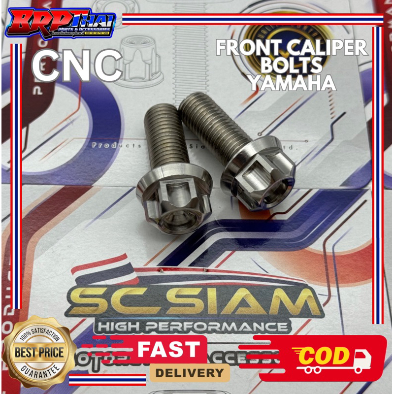 SC CIAM CNC CALIPER BOLT MIO / NMAX / AEROX ( sold as set ) | Shopee ...