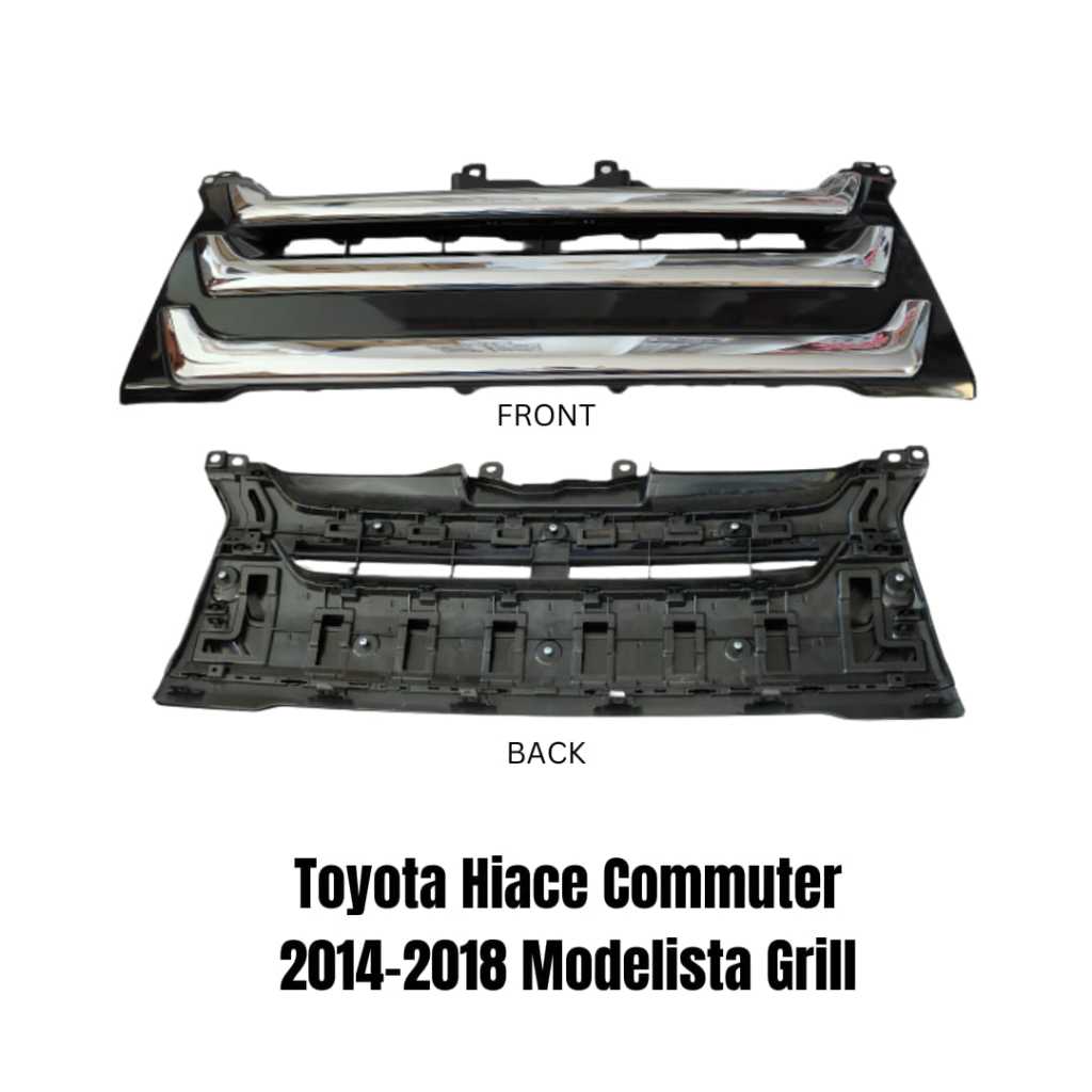 Toyota Hiace Modelista Grill Commuter/Cargo (2014-2022) | Shopee ...