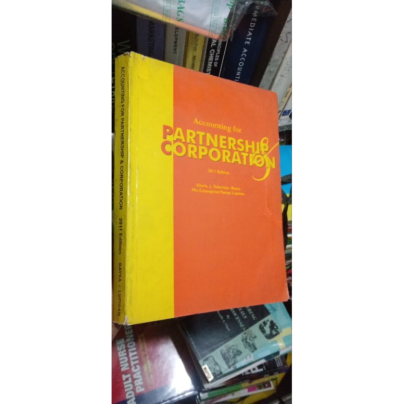 ACCOUNTING FOR PARTNERSHIP CORPORATION 2011 EDITION) | Shopee Philippines