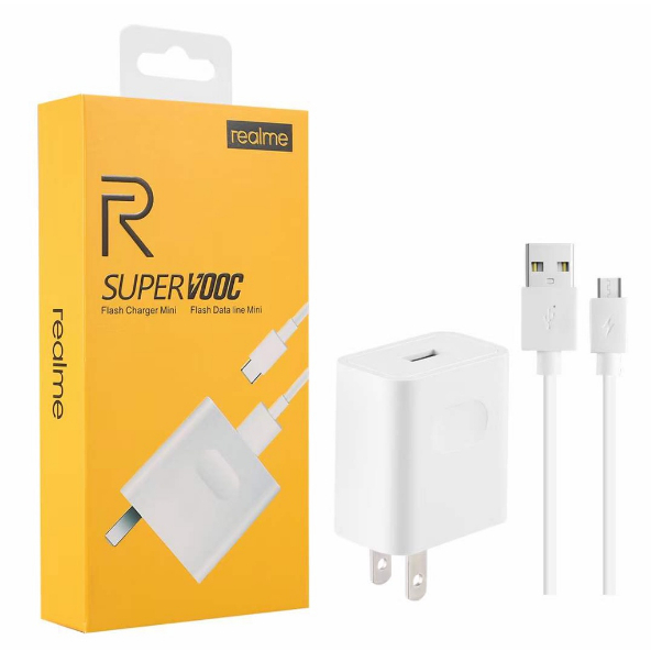 Realme 50w Super VOOC Flash Charging Fast Charger With Micro Type-c USB ...