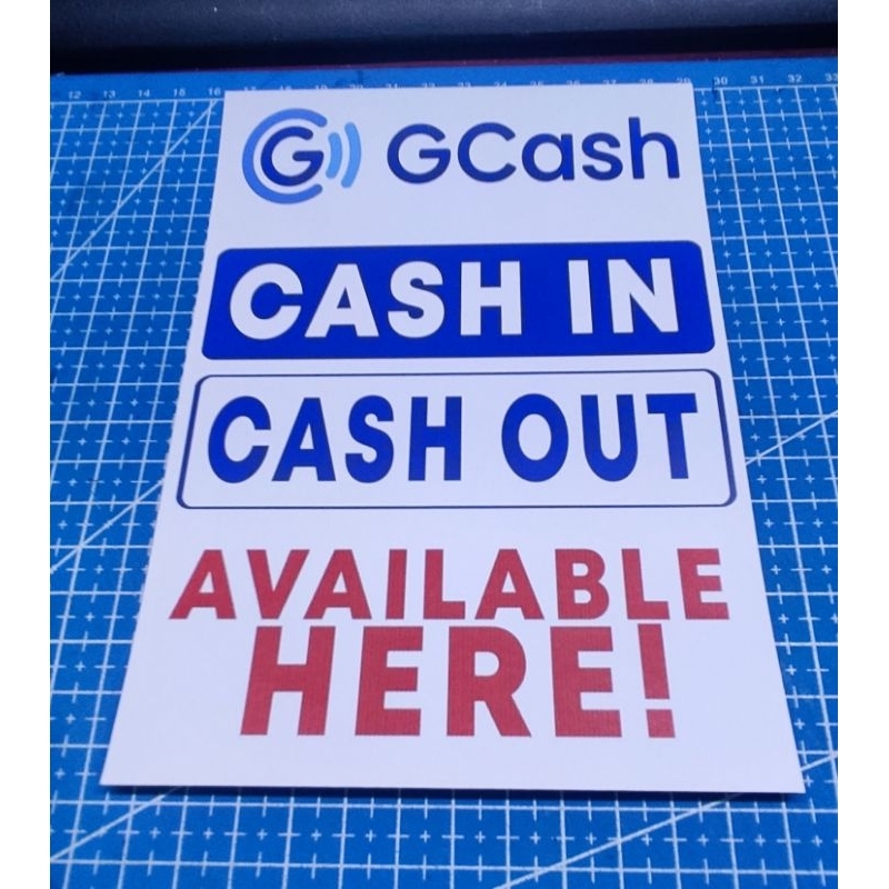 Gcash Cash In/Cash Out Sticker | Shopee Philippines