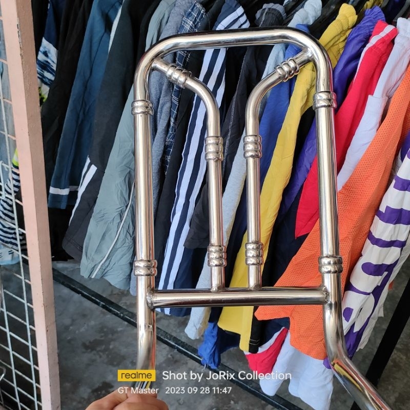 STAINLESS BACK REST( Sandalan ) for Tricycle/Garong | SIDECAR | Shopee ...