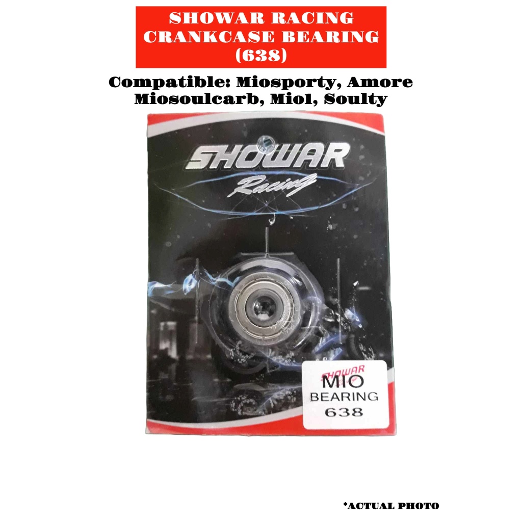 Showar Racing Crank Case Bearing 638 Compatible: Miosporty, MiosoulCarb ...