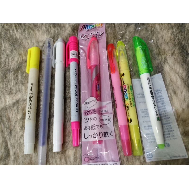 Highlighter Pen / Pilot, Uni, Zebra / Japan Surplus | Shopee Philippines