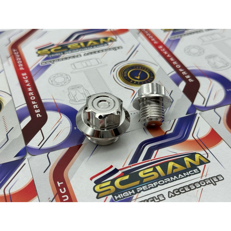 SC CIAM CNC ENGINE OIL CAP BOLT & GEAR OIL CAP BOLT YAMAHA / HONDA ...