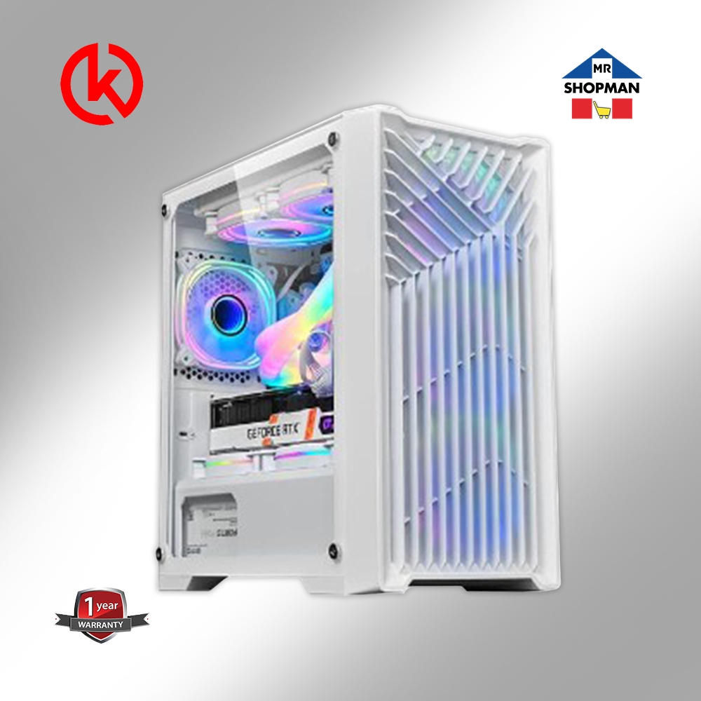 Keytech Cuirass MATX Tempered Desktop Computer PC Case | Shopee Philippines