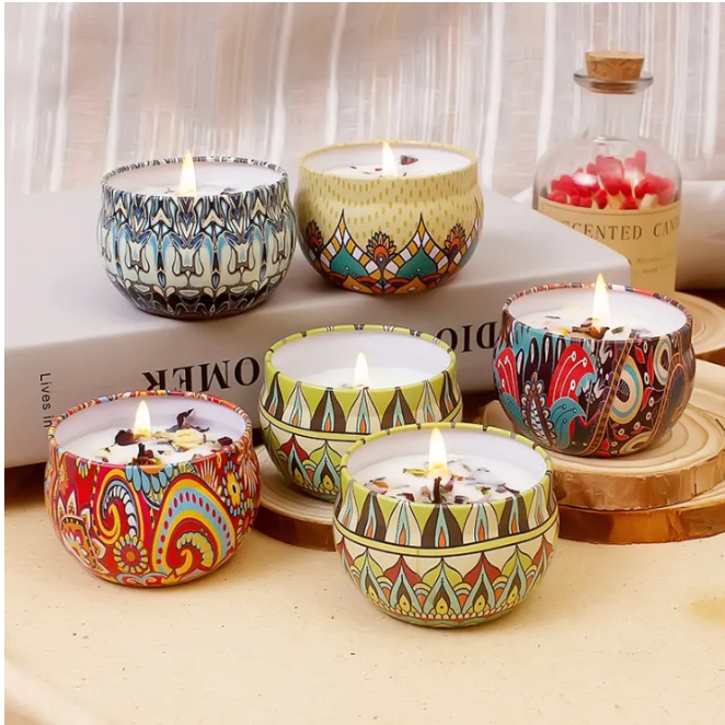 Scented Candles Aromatherapy Soy Wax Essential Oil Candle Home Hotel ...