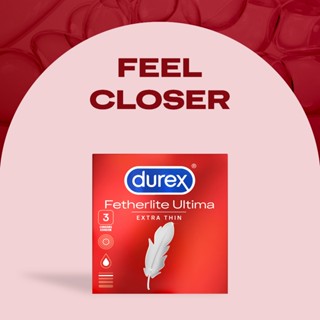 Durex Fetherlite Ultima Extra Thin Lubricated Condoms 3s | Shopee ...
