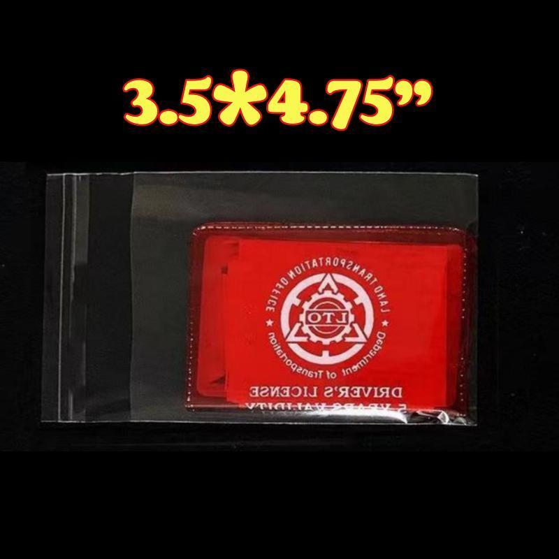 100PCS Opp Plastic Bag Clear Resealable Self Adhesive(for Mask, Cards ...