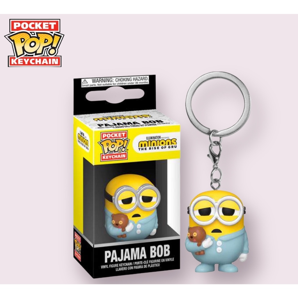 PAJAMA BOB - MINIONS POCKET POP KEYCHAIN | Shopee Philippines