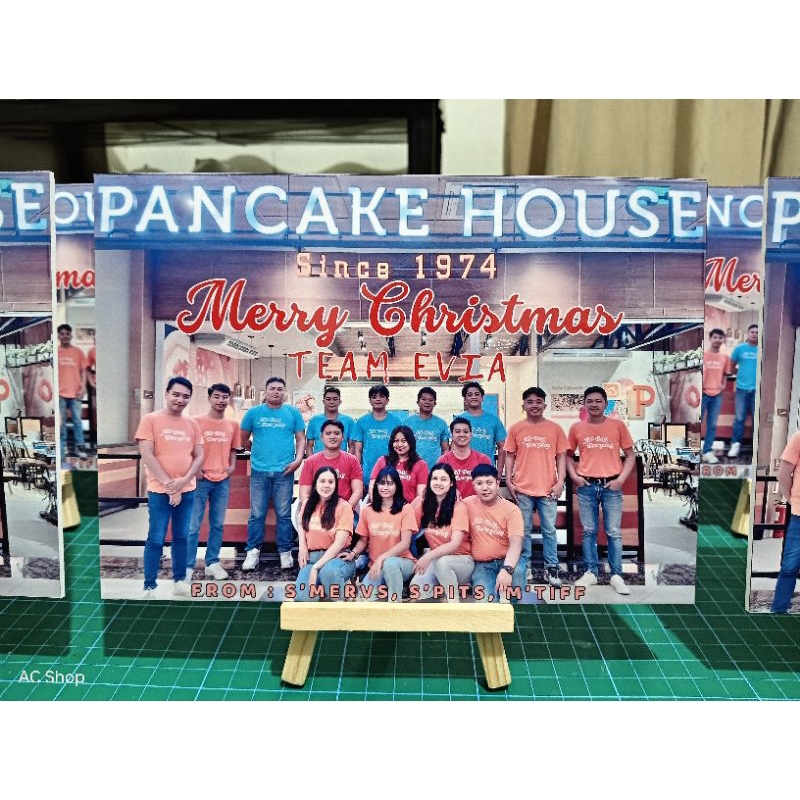Mini Standee With A5 size Photo Sintra Board Laminated For Gift and ...