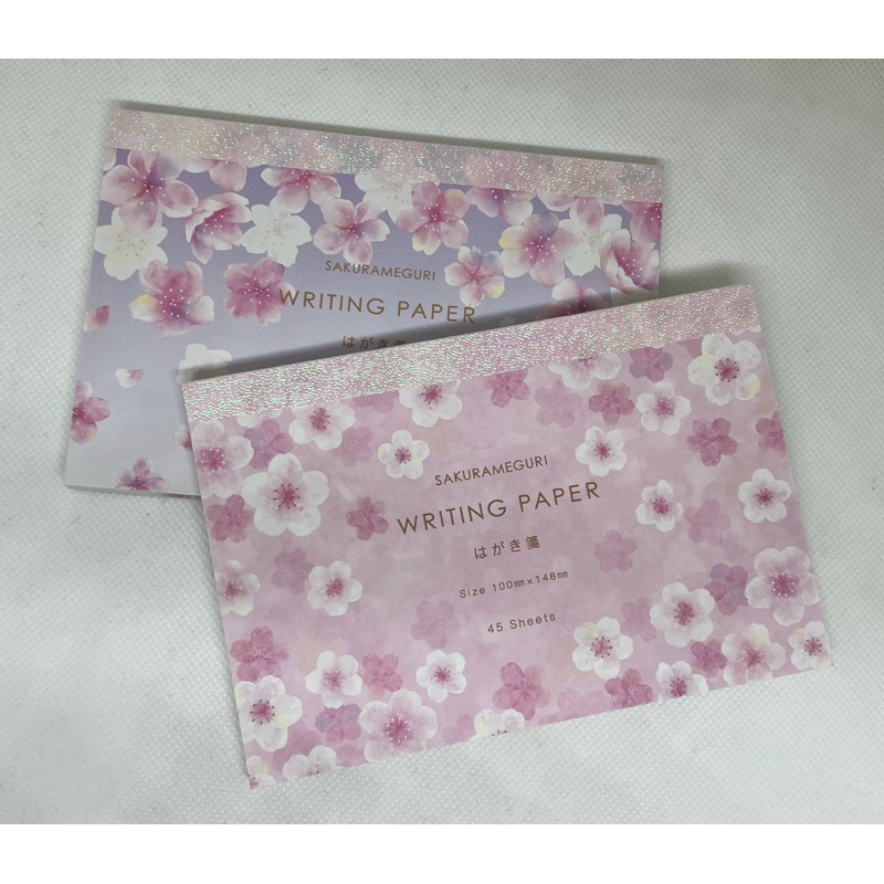 Sakurameguri Japan - Sakura design Writing Paper, 45 sheets, (100x148mm ...