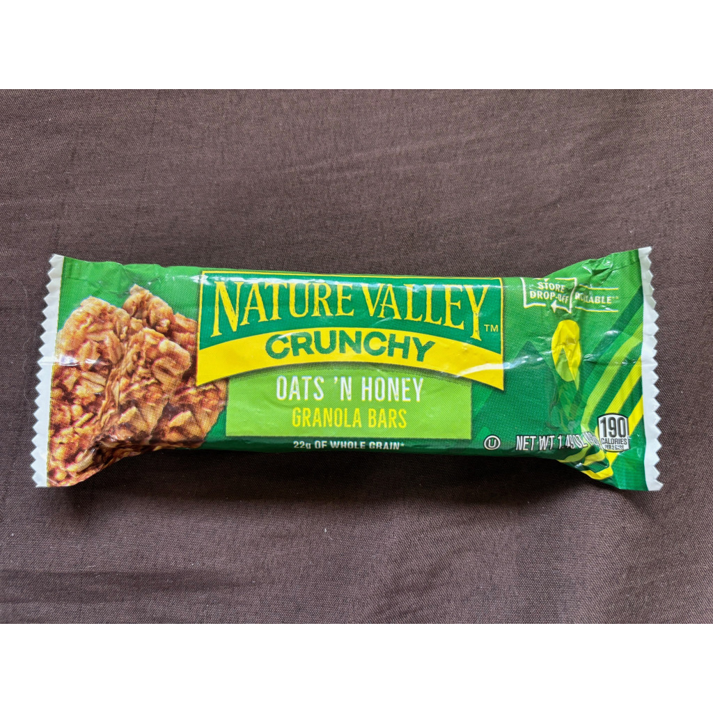Nature Valley Crunchy Granola Snack Bars Oats 'n Honey 1.49oz 42g Double Bar Imported | Shopee ...