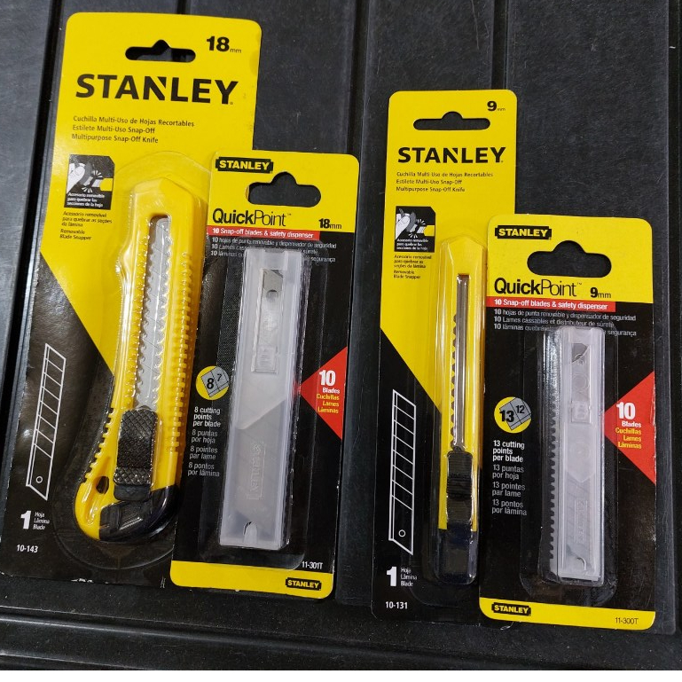 Stanley Utility Cutter 9mm Or 18mm - Sold Separately Po Yung Cutter And ...