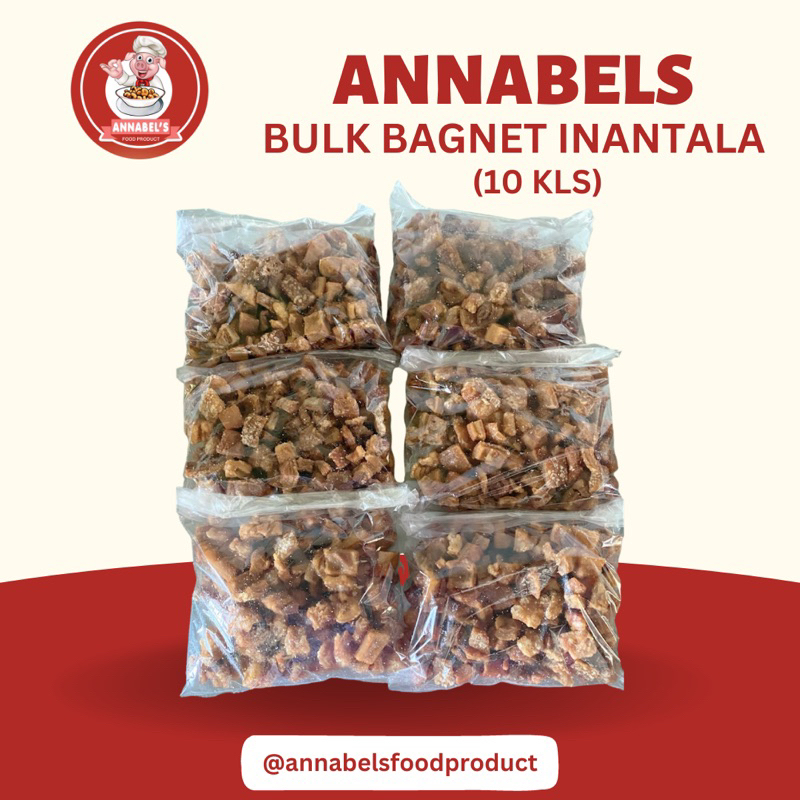 ANNABELS Inantala Bagnet Chicharon BULK order (10kls=20PACKS) | Shopee ...