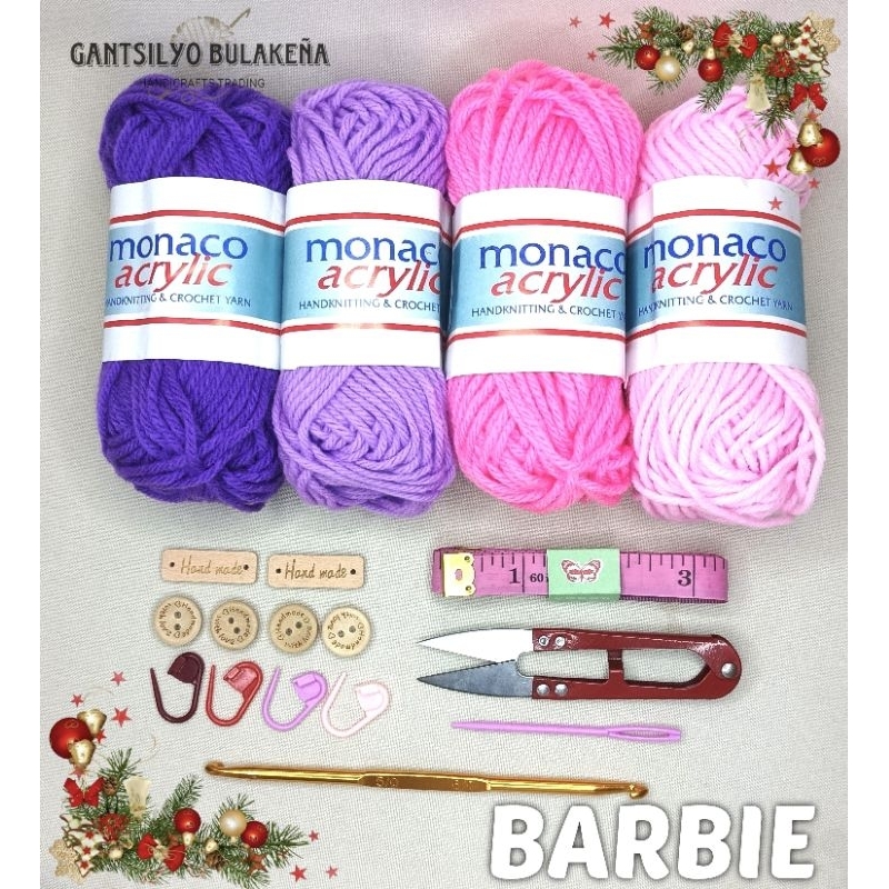Crochet Set | Crochet Beginner Set | Crochet Starter Kit MONACO ACRYLIC ...