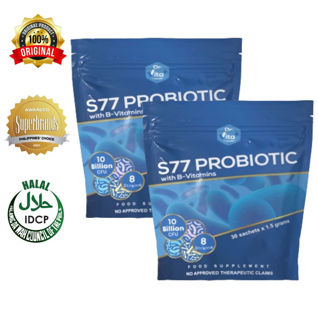 100% Authentic Dr. Vita S77 Probiotics New Packaging (Twin pack ...