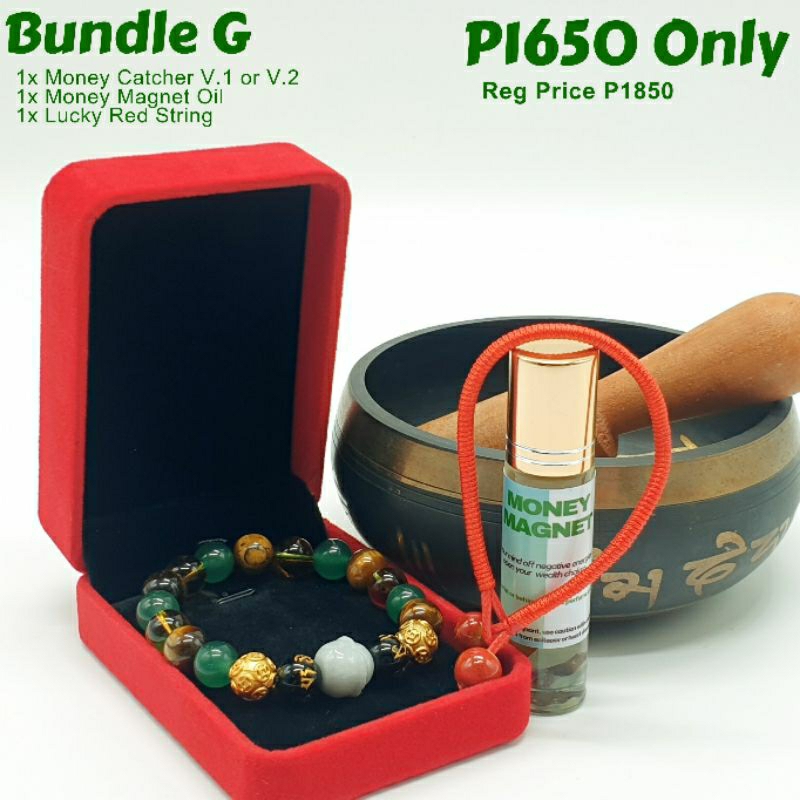 Bundle G - Authentic Money Catcher Money Magnet Essential Oil Tibetan ...