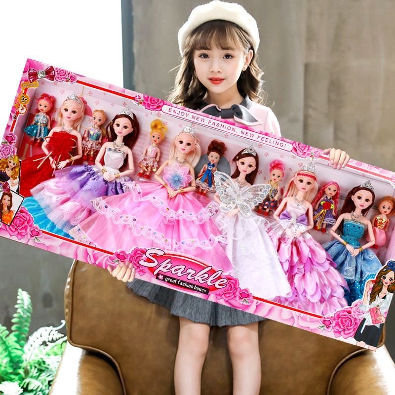 【Fast Delivery】Doll Set Big Gift 80cm Box Princess Girl Children Toy ...