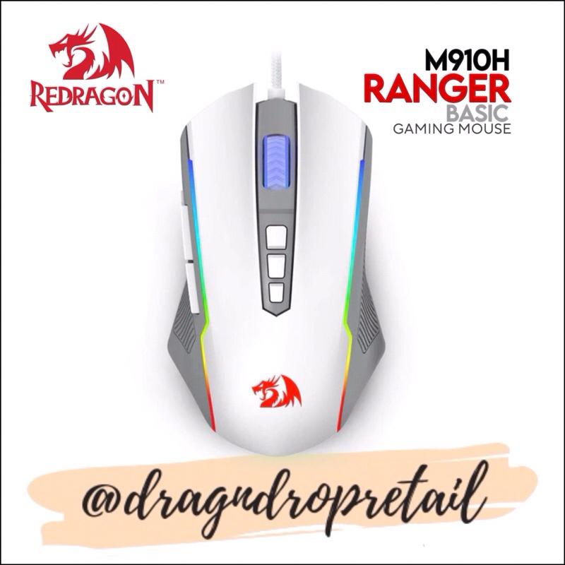 REDRAGON M910H RANGER BASIC Wired RGB Gaming Mouse (Winter Edition ...
