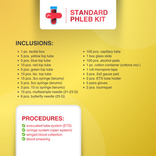 MedStudentHub Phlebotomy Kit - Starter, Standard, and Freshie Phleb Kit ...