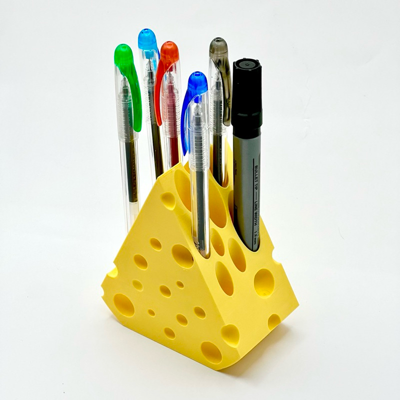 Cheese Pen & Pencil Holder / Desk Organizer | Shopee Philippines