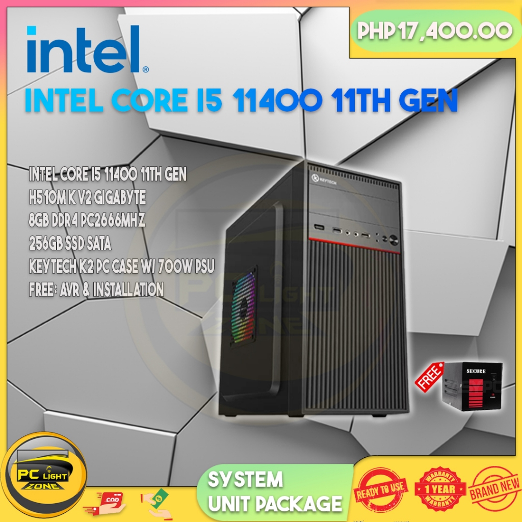 INTEL CORE I5 11400 11TH GEN SYSTEM UNIT PACKAGE | Shopee Philippines