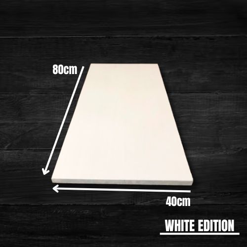 TWH White Edition DIY Wood Planks Coated Hanging Wall Shelf - Ready-to ...