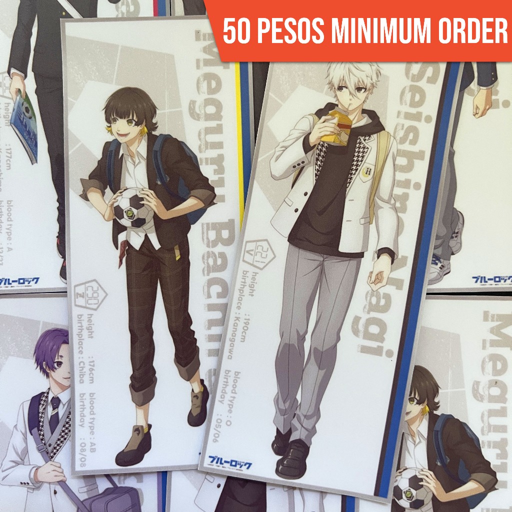 Blue Lock Anime Sticker Bookmarks | Shopee Philippines