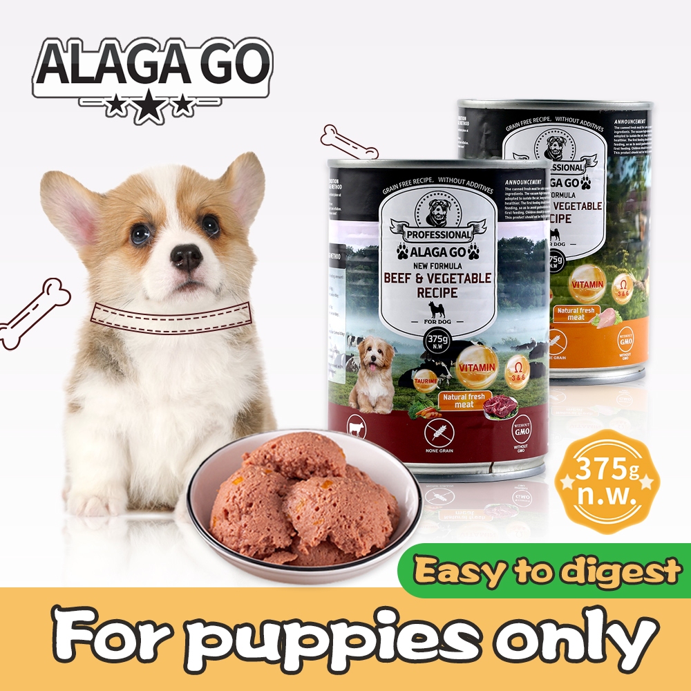 High quality protein Dog wet food can ALAGA GO pure natural organic ...