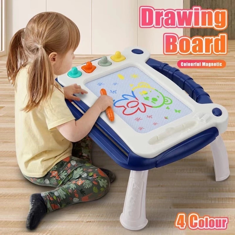 Baby Large Color Magnetic Drawing Board Children's Magnetic Force ...