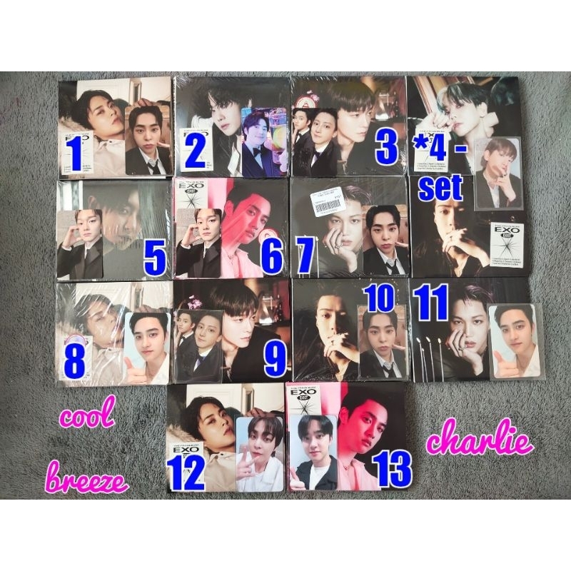 EXO EXIST Digipacks with photocards or POB - Unsealed | Shopee Philippines