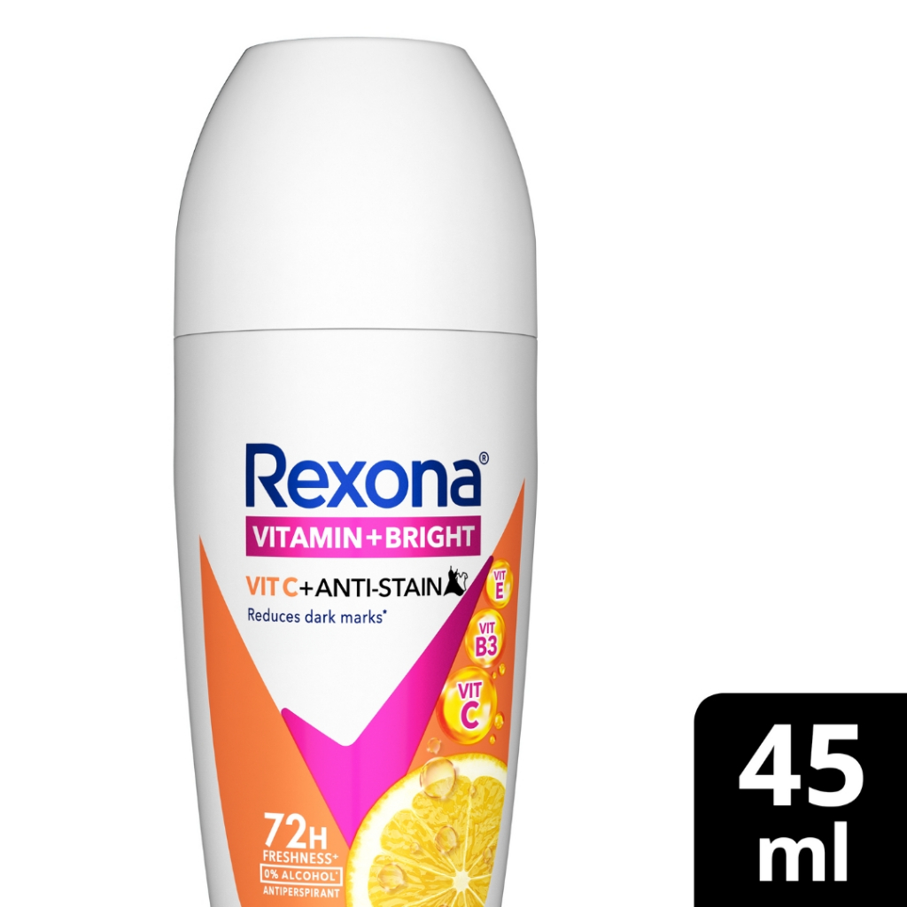 REXONA Women Deodorant Roll-On Advanced Brightening 45ml | Shopee Philippines