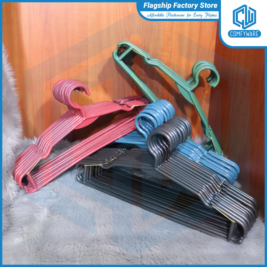 36PCS 3DOZEN FOR 109 or 99PHP Affordable Plastic Hanger Adult Color ...