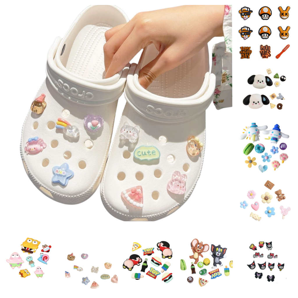Crocs jibbitz charms Hole Shoes Flower Decoration Buckle DIY ...
