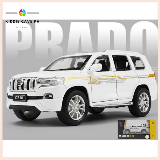 Toyota Prado Alloy Model Die-Cast Toy 1/32 1:32 Scale Model Collection ...