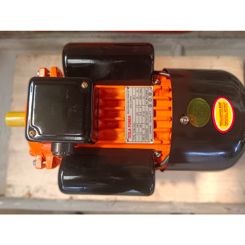 1HP 1.5HP Electric Induction Motor TESLA POWER / AXIS 100% copper JAPAN ...