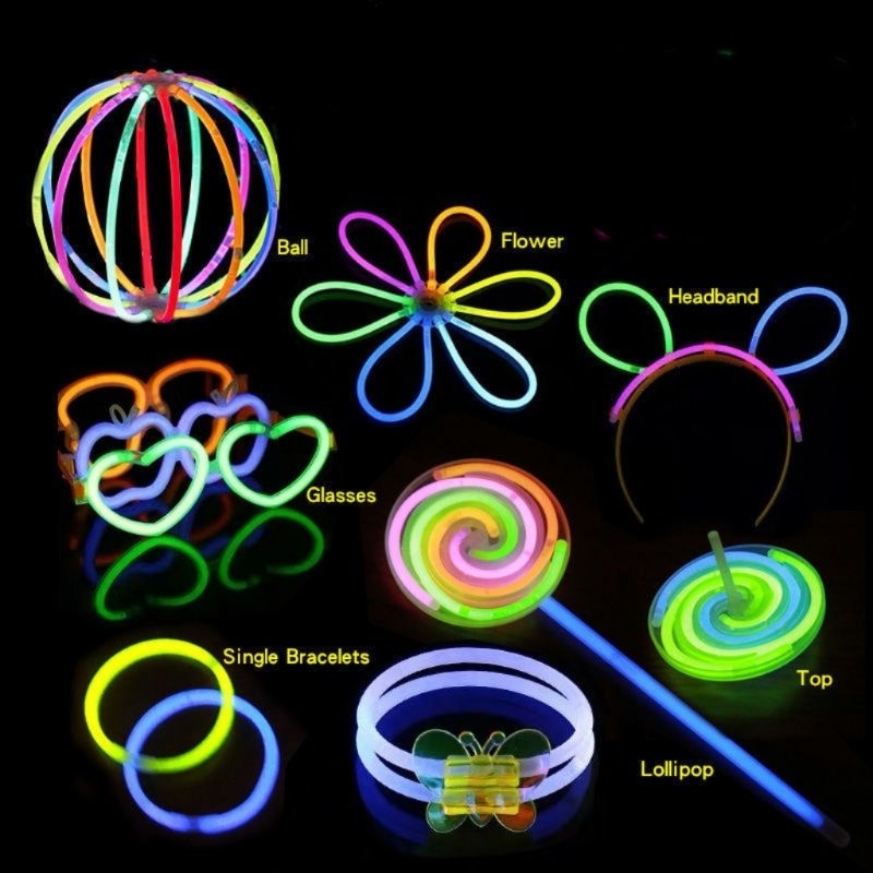 Various styles of party glow sticks Multifunctional children's neon ...