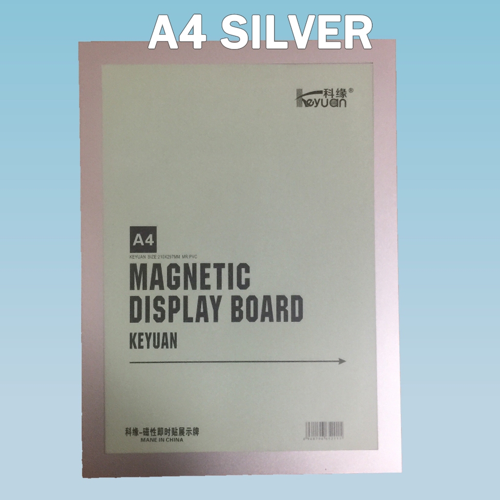 A4 A3 Magnetic Art Display Frame File Folder Photo Refrigerator Wall ...