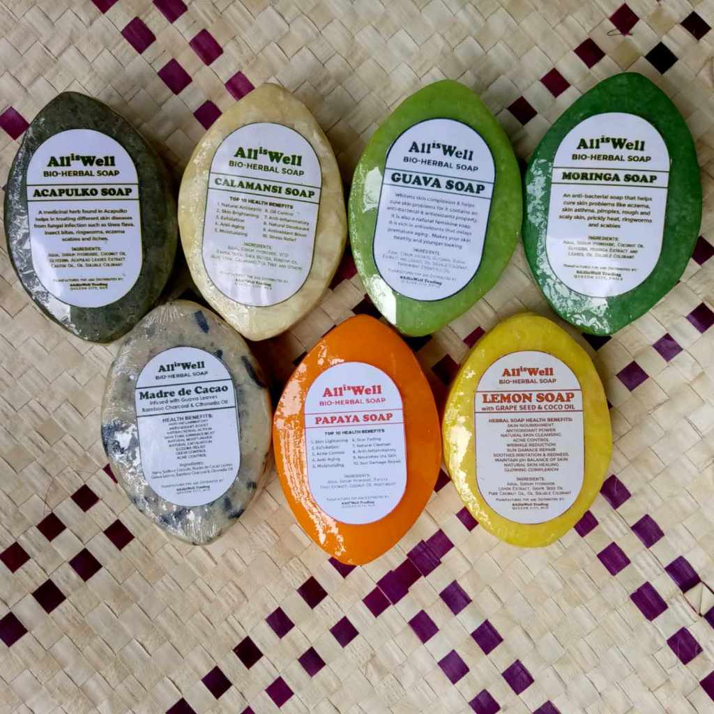 Bio-Herbal Soap Acapulco Moringa Guava MadredeCacao Papaya Calamansi ...