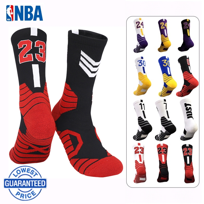 NBA Professional Basketball Socks Non-Slip Towel Midcut athletes Socks ...