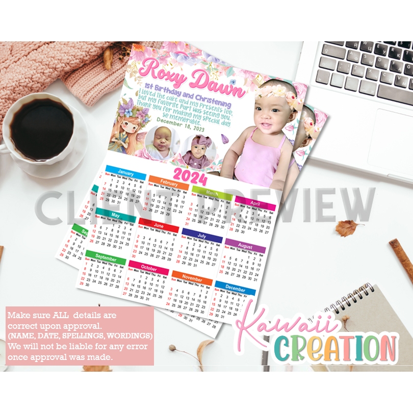 2024 ref magnet calendar | Shopee Philippines