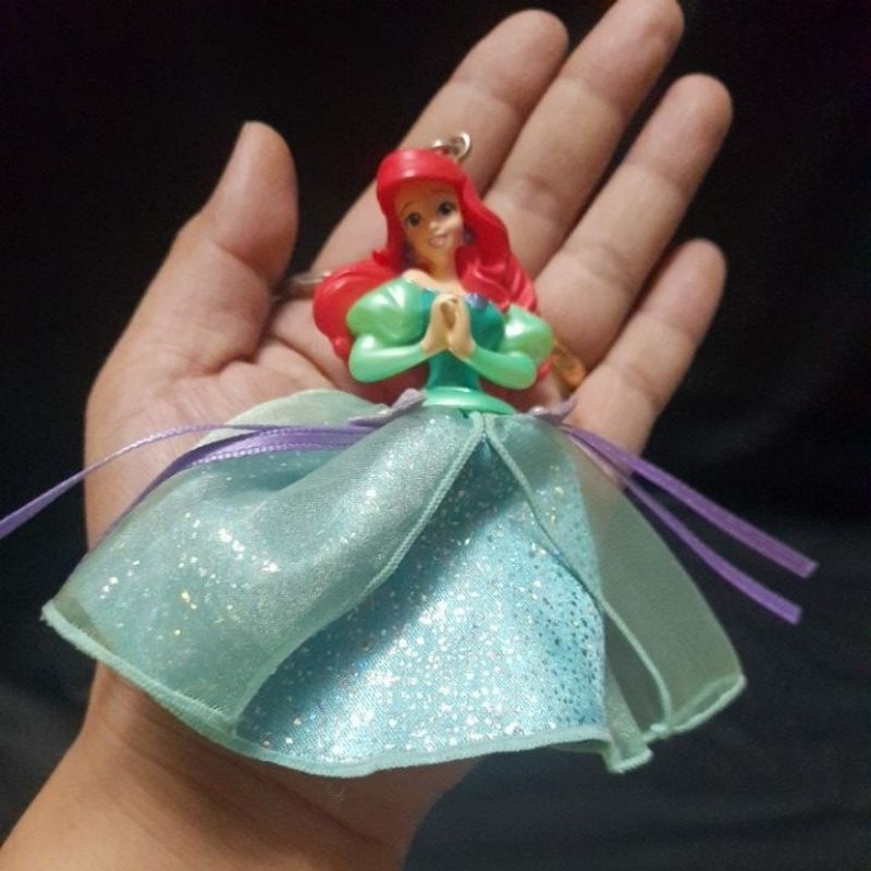 little mermaid Ariel keychain disney w/chip paint 10cm height or ariel ...