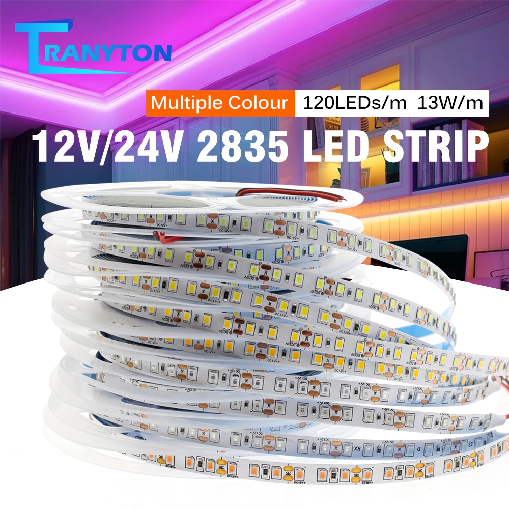 Neon Led Strip Light 5M 10M 2835 120led/m DC12V 24V red/yellow/blue ...