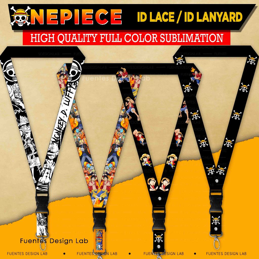 ONE PIECE ID Lace-ONE PIECE LANYARD-HIGH QUALITY PRINT | Shopee Philippines