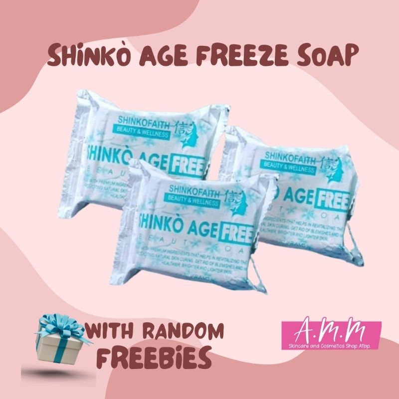 SHINKO Age Freeze Beauty Whitening Soap 70g | Shopee Philippines