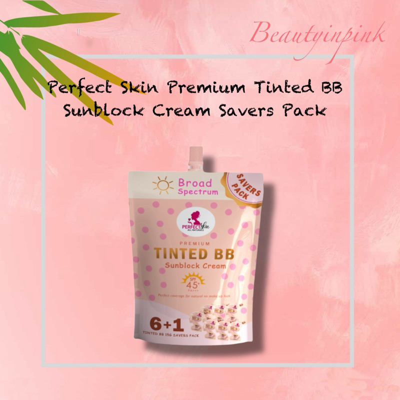 Authentic Premium Tinted Sunblock Cream SPF45 Savers Pack 6+1 LIMITED EDITION | Shopee Philippines