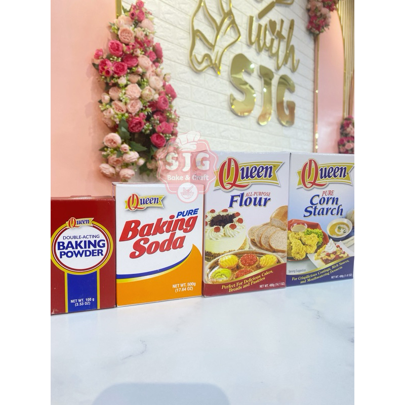 Queen cornstarch baking soda flour baking powder | Shopee Philippines