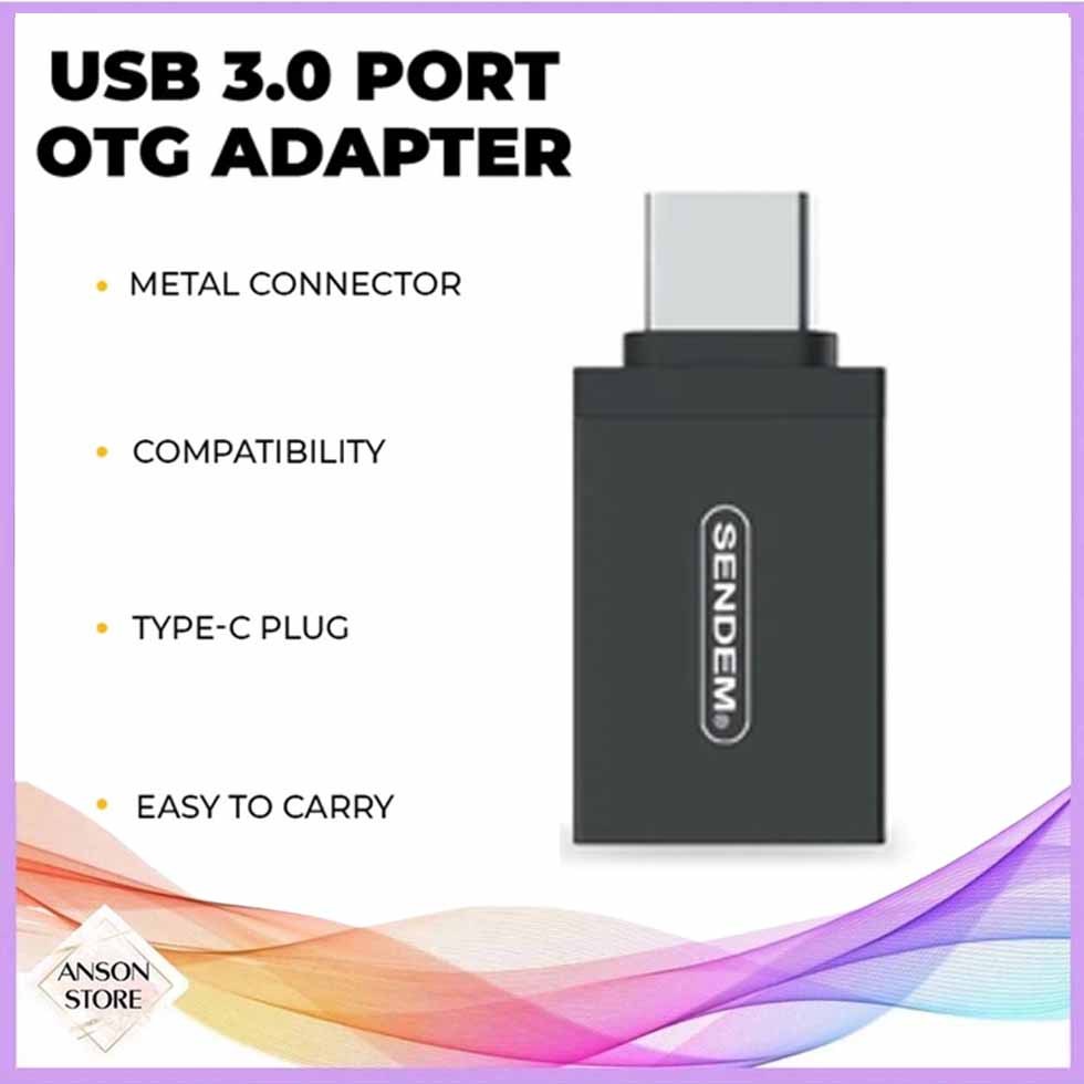 Sendem A18 USB-C Adapter to USB Camera Adapter OTG Cable for Card ...
