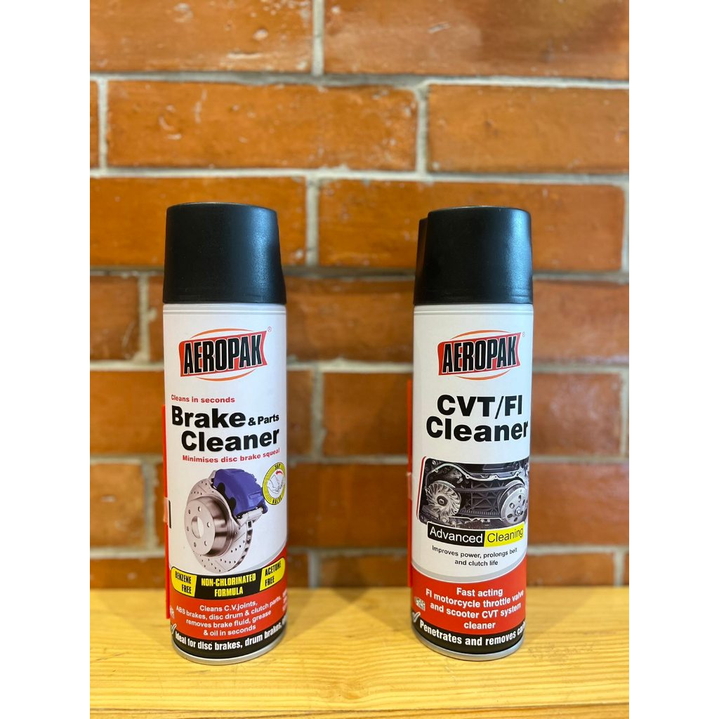 Aeropak BUNDLE Brake Cleaner AND Cvt/Fi And Chain Cleaner 500ml ...